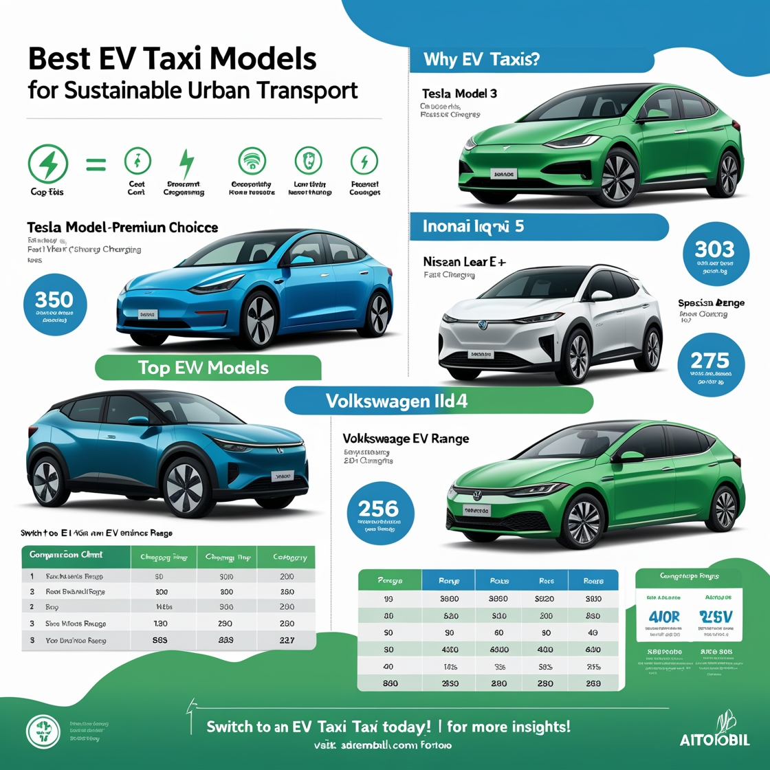 Best EV Taxi Models: The Way Towards Sustainable Urban Mobility